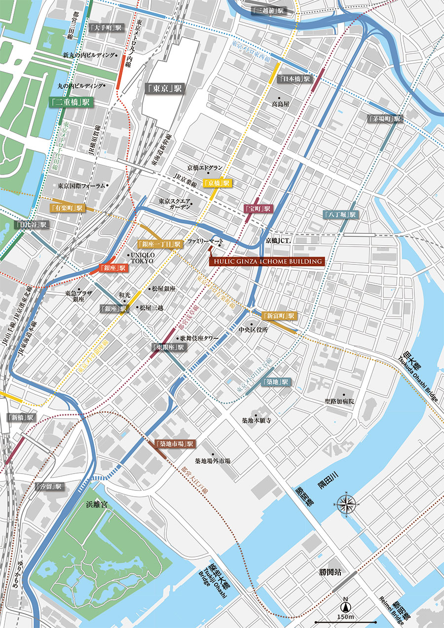 【ヒューリック銀座一丁目ビル】日本一地価の高い場所で世界と繋がるビジネスを｜BUILMILL(ビルミル)